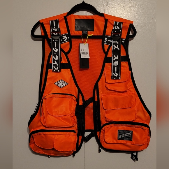 smoke rise ny | Jackets & Coats | Smoke Rise Safety Orange Utility Vest ...